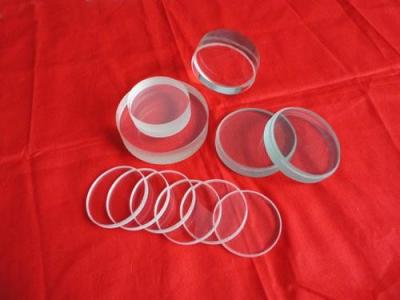 China High Temperature Fused Quartz Glass Plate 16mm x 3mm JGS2 Clear Square for sale