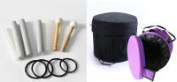 China Clear Crystal Singing Bowls 6-10 Inch with Padded Canvas Case 99.99% Pure Quartz for sale