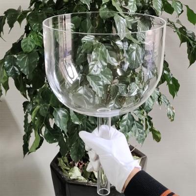 China 99.99% Pure Quartz Crystal Singing Bowls 6-10 Inch Handheld for Sound Healing Chakra Balance for sale
