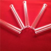 China Clear Quartz Glass Tube for UV Lamp 3-800mm OD 1100C Working Temperature OEM for sale