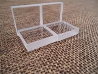 China High Purity Fused Silica Quartz Glass Plate 99.99% SiO2 1250C Operating Temperature for Industrial Observation Window for sale