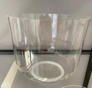 China Clear Crystal Singing Bowls 6-10 Inch with Padded Canvas Case 99.99% Pure Quartz for sale
