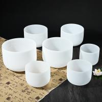 China 99.99% Pure Quartz Crystal Singing Bowl 8-14 Inch for Sound Healing and Chakra Balancing for sale