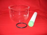 China Clear quartz singing bowls factory for sale