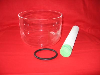 China Clear quartz singing bowls factory for sale
