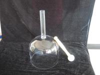China Pure Quartz Crystal Singing Bowl 6 to 10 Inch with Mallet and O Ring for Healing Meditation for sale