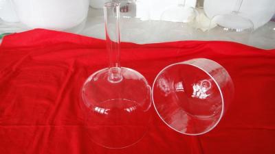 China Handle clear crystal singing bowl 6