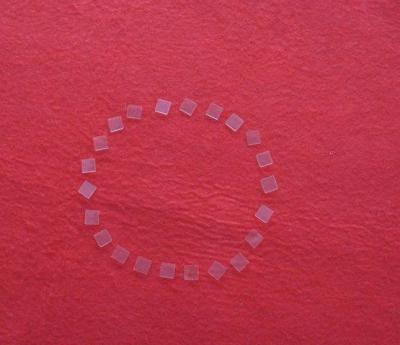 China Thin quartz glass plate 10*10*1mm for sale