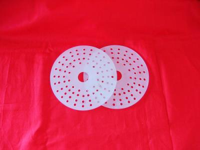 China Frosted grounded quartz glass plate with holes for sale
