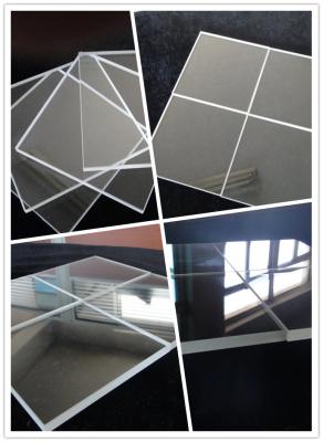 China Clear fused polished quartz glass window for sale