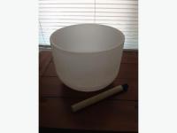 China CHAKRA TUNED CRYSTAL SINGING BOWLS for sale