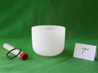 China Chakra Quartz Crystal Singing Bowl C Note for sale
