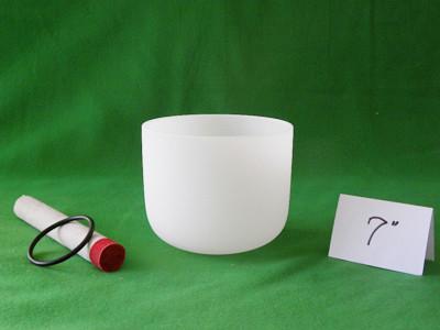 China Chakra Quartz Crystal Singing Bowl C Note for sale