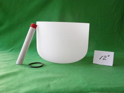 China 99.99% Pure Quartz Crystal Singing Bowl Set 6 to 24 Inch Chakra Tuned Sound Healing for sale