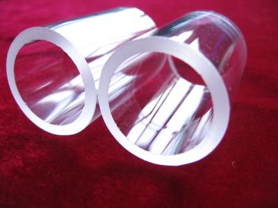 China High Temperature Resistant Clear Quartz Glass Tube for Fire Burning Applications 1200C for sale