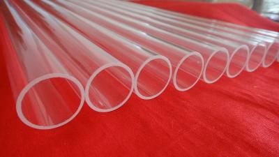 China High pressure clear quartz glass tube for sale