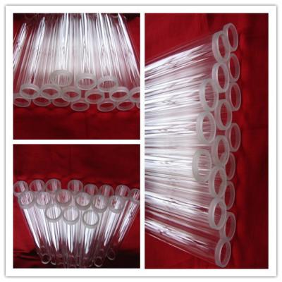 China Clear Fused Quartz Glass Tube OD 3-80mm Wall Thickness 0.65-5mm High Temperature 1100°C for sale