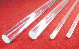 China Clear opaque quartz glass rod for sale