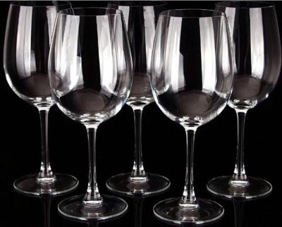 China High Purity Quartz Wine Glass 350ml Clear Stemware for Premium Dining for sale