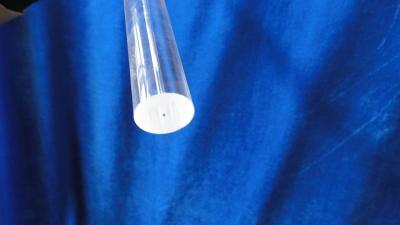 China High Purity Optical Clear Fused Quartz Glass Rod 99.99% 2-40mm Diameter for sale