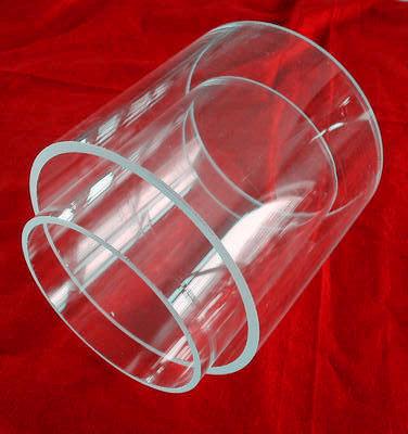 China Large Diameter Quartz Tube 99.9% Purity OD 4mm to 420mm Fused Silica Glass for sale