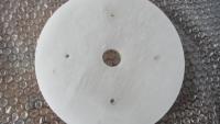 China Quartz tube flange with 5 holes for sale