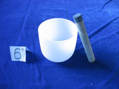 China 99.9% Pure Quartz Crystal Singing Bowls for Sound Healing 8 Inch for sale