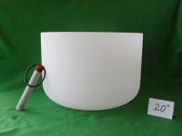 China 99.99% Pure Quartz Crystal Singing Bowl Large Chakra Set 7 Notes Sound Healing for sale