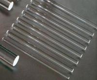 China Transparent solid quartz glass rod for sale