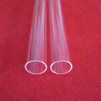China Clear Fused Quartz Glass Tube for sale