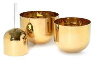 China 99.99% Pure Quartz Crystal Singing Bowls 6-24 Inch Chakra Tuned Sound Healing for sale
