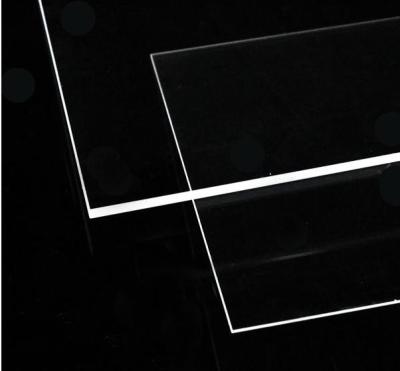 China Circular pure clear quartz glass disc with holes for sale
