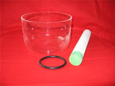 China 99.9% Pure Quartz Crystal Singing Bowls 6 to 24 Inch for Sound Healing and Meditation for sale