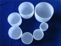 China 99.9% Pure Quartz Crystal Singing Bowl 6-24 Inch Frosted Healing Instrument for sale