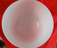 China 99.9% Pure Quartz Crystal Singing Bowl 6-24 Inch Frosted Healing Instrument for sale