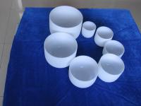 China Frosted Quartz Crystal Singing Bowl Set 7 Chakra 8 to 14 Inches Healing Sound Therapy for sale