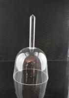China crystal clear handle singing bowls for sale