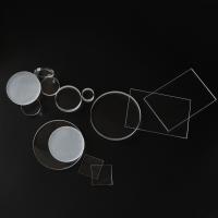 China High Purity Fused Silica Quartz Glass Plate 99.99% SiO2 1250C Operating Temperature for sale