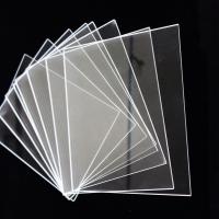 China Fused Silica Quartz Glass Sheet 99.99 Purity 1250C Operating Temperature Custom Sizes for sale