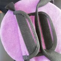 China Purple Silk Crystal Singing Bowl Carrying Case with Handle 6-10 inch 2.5cm Padding for sale