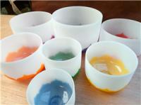 China Chakra Lotus Quartz Crystal Singing Bowls Full Set 6-14 Inch 440Hz 432Hz Wholesale for sale