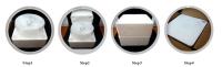 China Frosted Quartz Crystal Singing Bowls Set of 7 Chakra 8-14 Inch with Mallets Case for sale