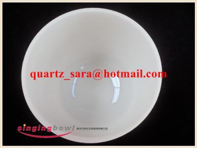 China 99.9% Pure Quartz Crystal Singing Bowl 6-24 Inch for Meditation Sound Healing for sale