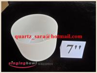 China 99.9% Pure Crystal Quartz Singing Bowl 6-24 Inch for Healing and Chakra Toning for sale
