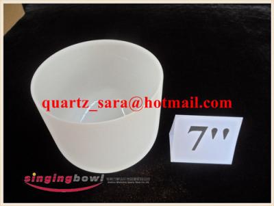 China 99.9% Pure Crystal Quartz Singing Bowl 6-24 Inch for Healing and Chakra Toning for sale