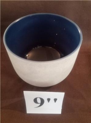 China 99.9% Pure Quartz Singing Bowl Indigo 6-24 Inch for Sound Healing A Note for sale