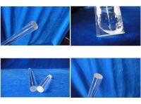 China High Temperature  Resistant Quartz Glass Rod MOQ 10 for sale