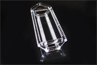 China Transparent Quartz boat made of high purity quartz for sale