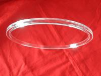 China Transparent Quartz Glass Ring 99.9% Purity Diameter 1.5-300mm for Semiconductor Manufacturing for sale