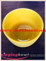 China 99.9% Pure Frosted Quartz Crystal Singing Bowls 6-24 Inch for Sound Therapy for sale